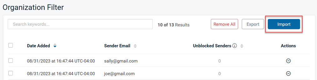 Managing the Personal Spam Filter